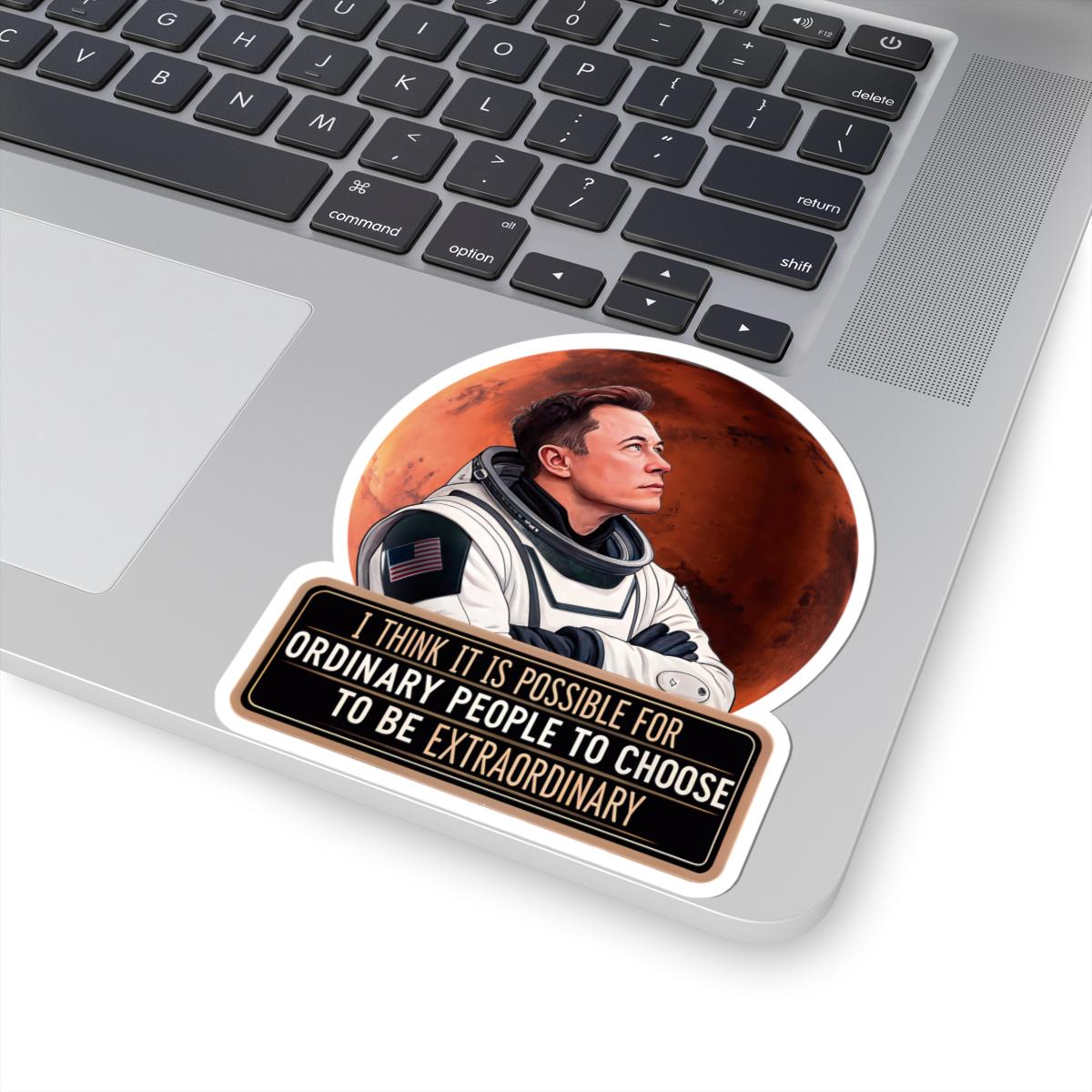 Elon Musk Astronaut Sticker, It is Possible for Ordinary People to ...