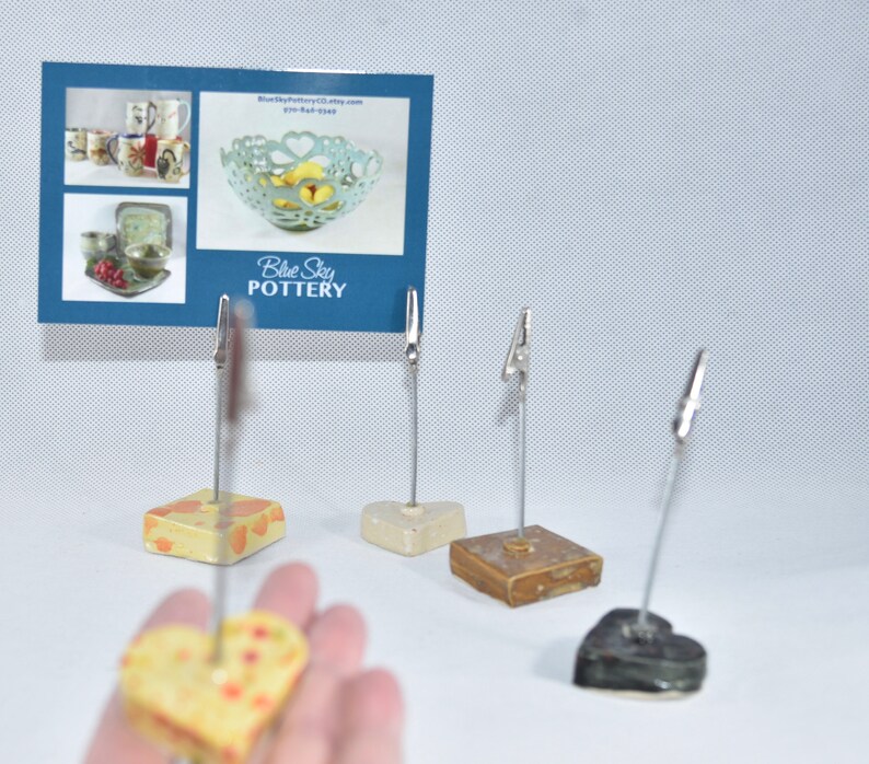 3 Name card holders set of 3. Place Card stand. Stand alone | Etsy