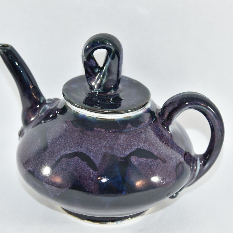 Purple Teapot - Etsy