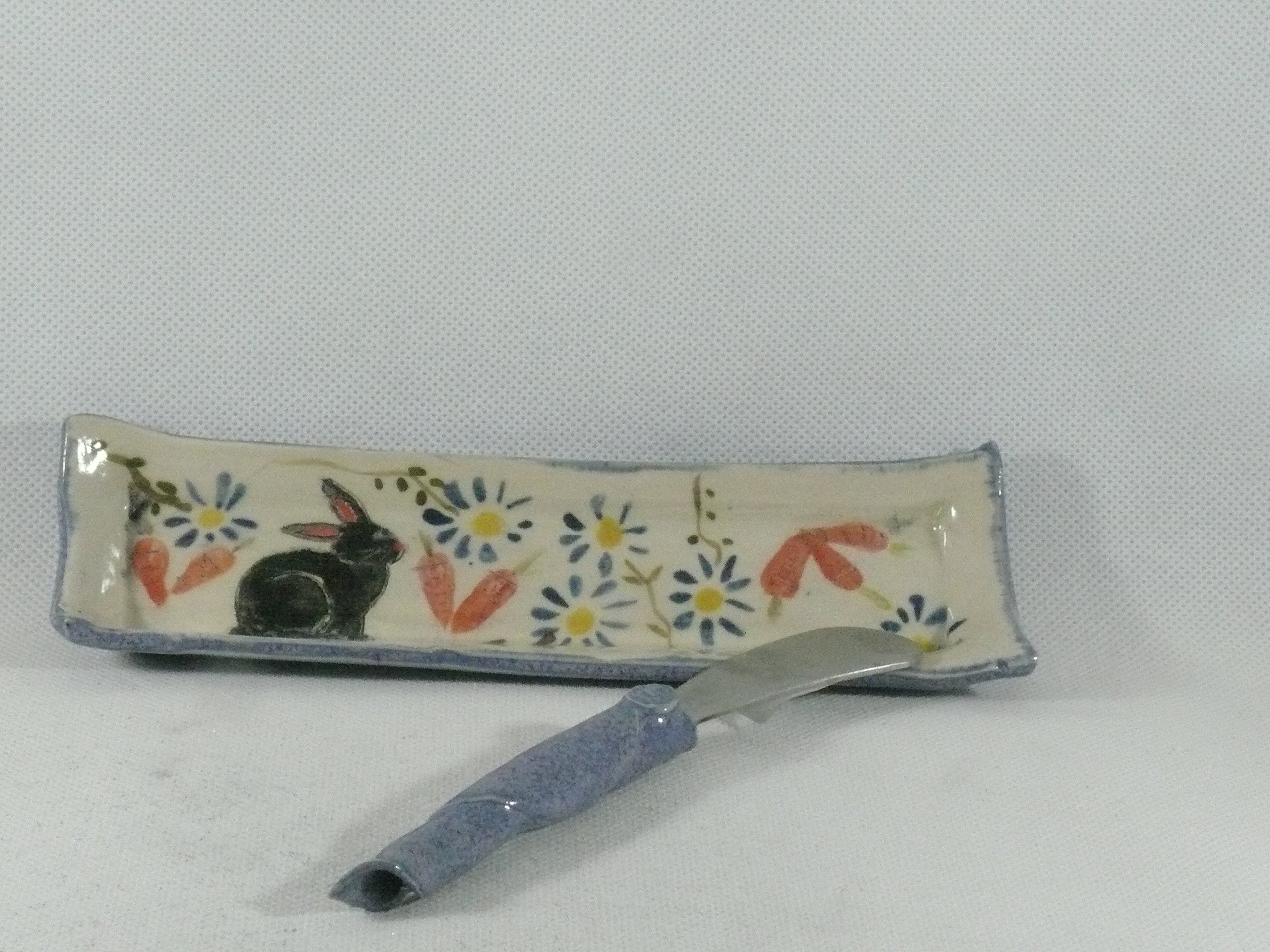 Cheese Knife Butter spreader handmade pottery cheese knives | Etsy