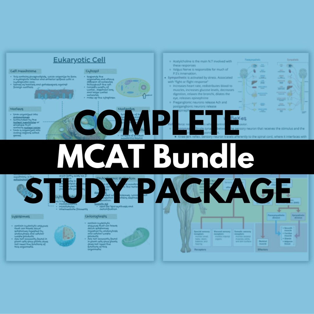 Complete MCAT Bundle | All Topics Included | Everything You Need for ...