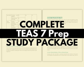 TEAS 7 Practice Test Bundle | 70 Pages | TEAS Notes | Study Notes - Etsy