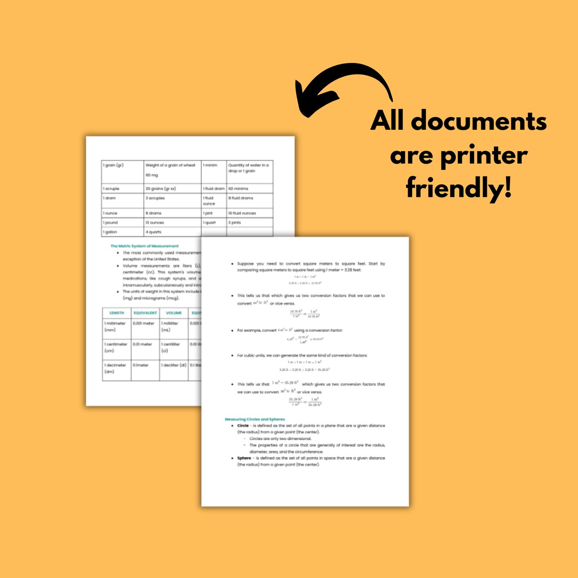 TEAS 7 Mathematics Section Bundle | 59 Pages | TEAS Notes | Study Notes ...