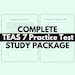 TEAS 7 Practice Test Bundle | 70 Pages | TEAS Notes | Study Notes - Etsy