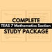 TEAS 7 Mathematics Section Bundle | 59 Pages | TEAS Notes | Study Notes ...
