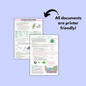 30+ Pages of Gen Chemistry Study Notes | Complete Review | Nurse ...
