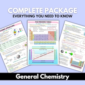 30+ Pages of Gen Chemistry Study Notes | Complete Review | Nurse ...