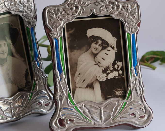 Antique Silver & Enamel Photo Frames | Art Nouveau | Edwardian | the ...