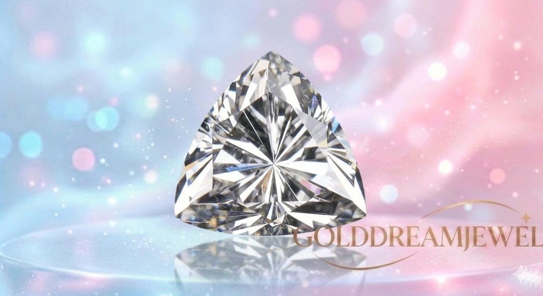 Trillion Cut Lab Grown Diamond for Engagement Ring, IGI Certified Loose ...