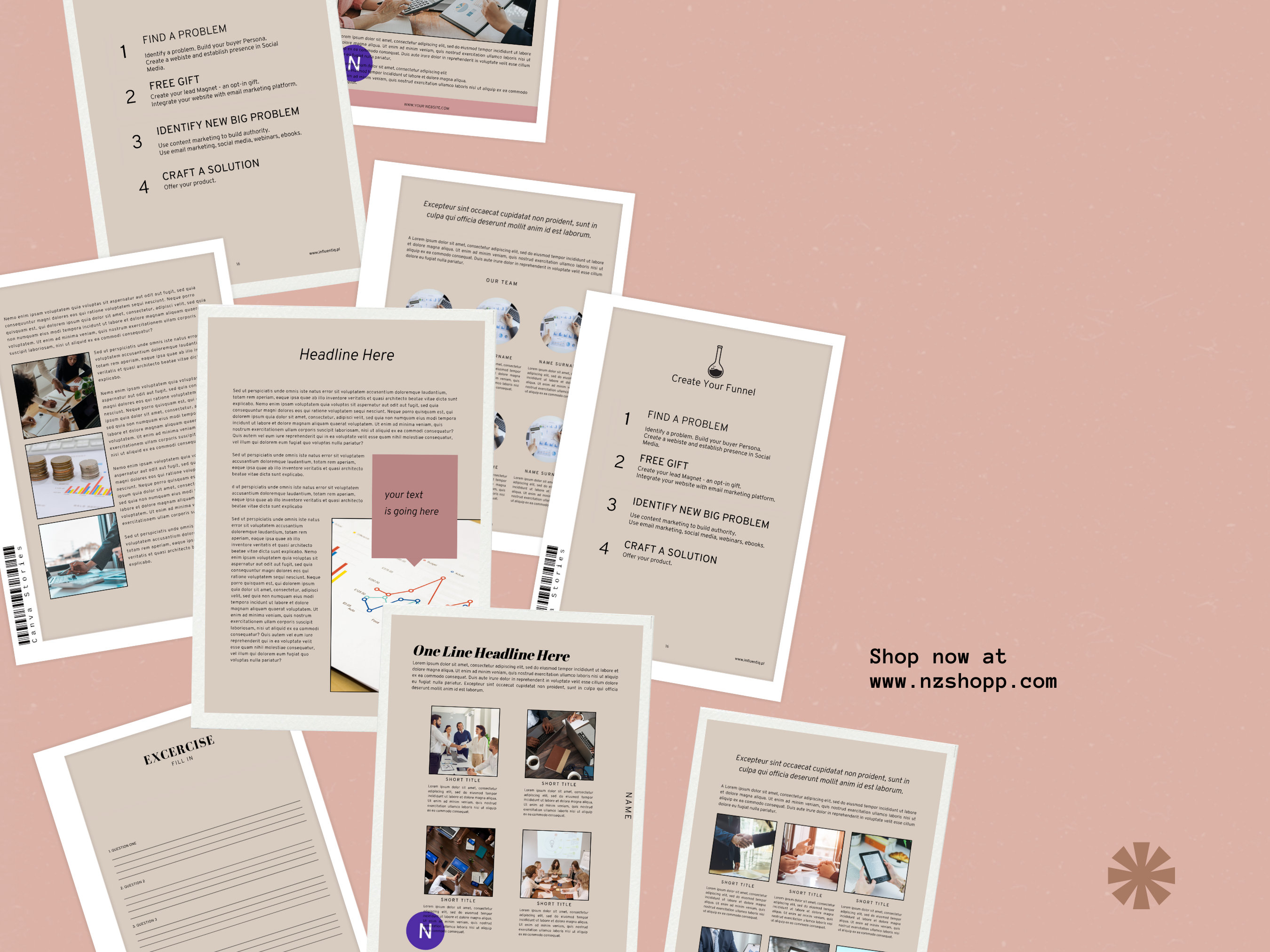 Editable Canva E Book, Canva Template, E Book for Profesional Creators ...