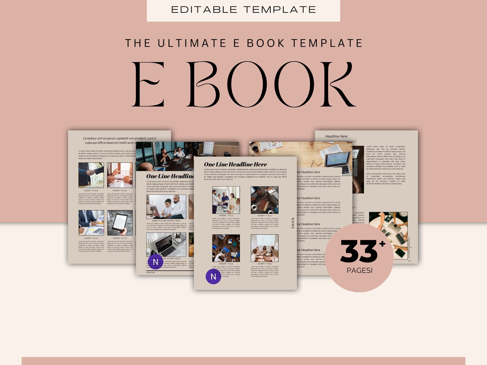 Editable Canva E Book, Canva Template, E Book for Profesional Creators ...
