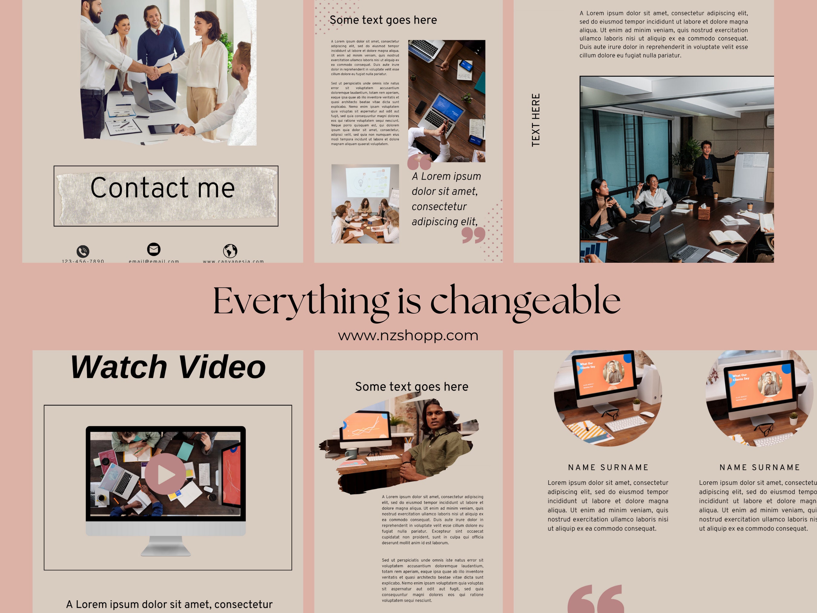 Editable Canva E Book, Canva Template, E Book for Profesional Creators ...