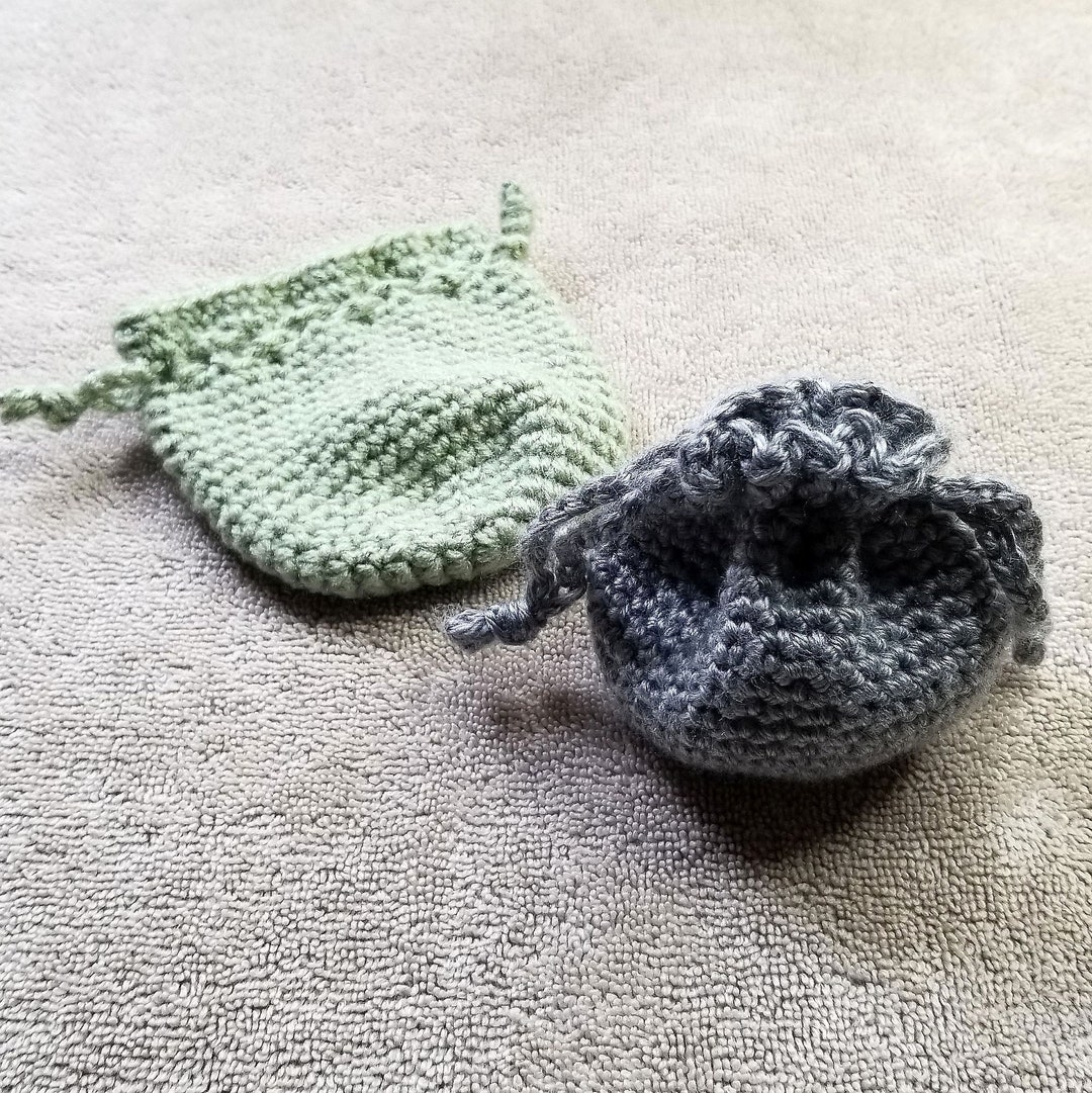 Small Drawstring Bag Crochet Pattern, PDF Download - Etsy