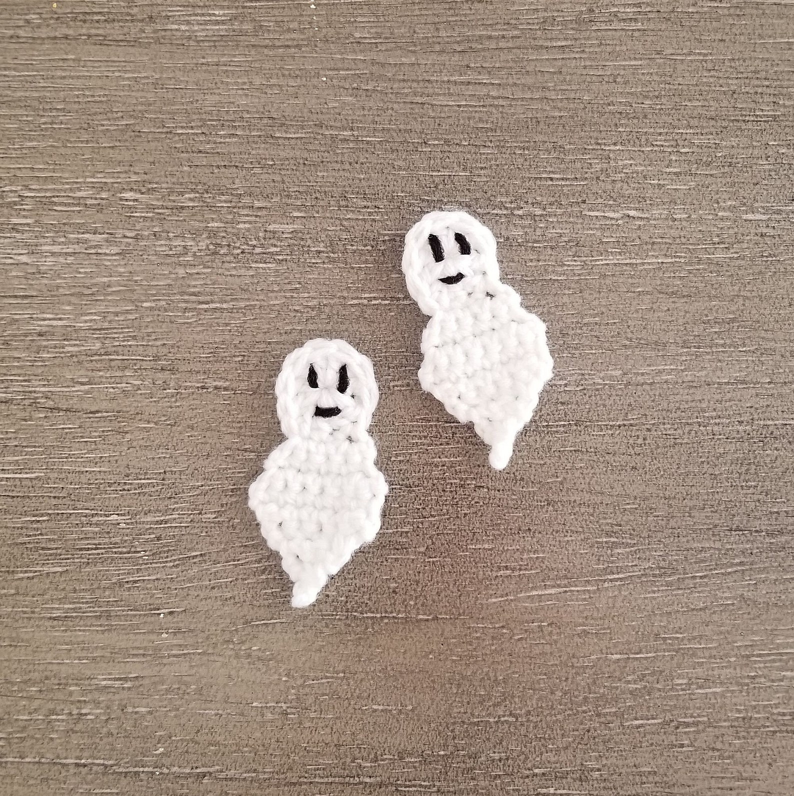 Ghost Applique Crochet Pattern, Halloween Embellishment, PDF Download ...