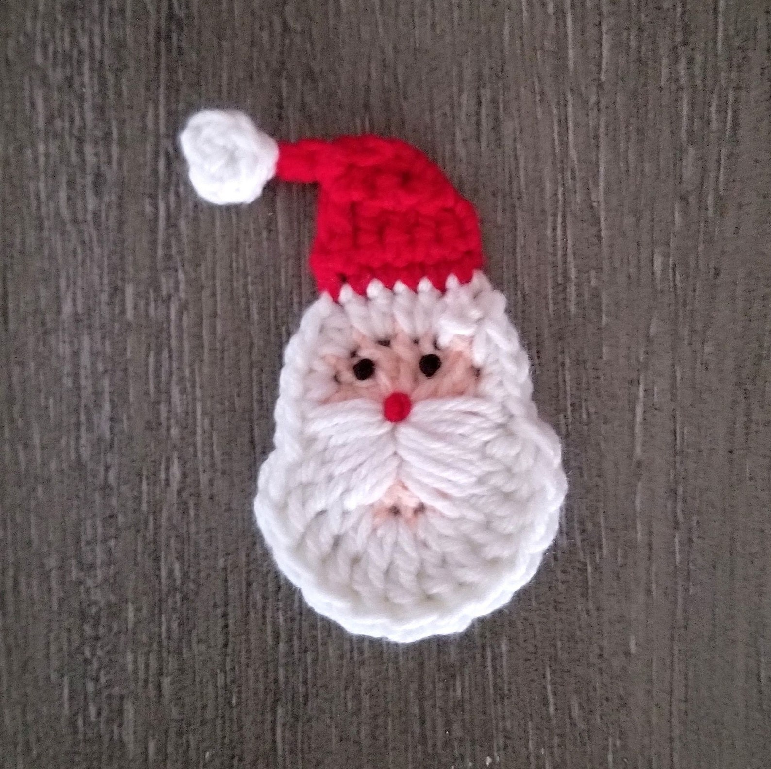 Santa Claus Applique Crochet Pattern PDF Download Christmas - Etsy