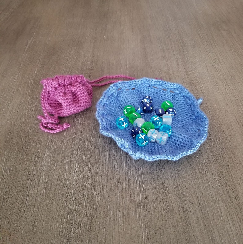 Flat Drawstring Bag Crochet Pattern PDF Download Small Bag - Etsy