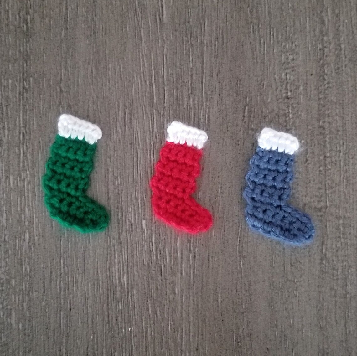 Stocking Applique Crochet Pattern, PDF Download, Holiday Decoration - Etsy
