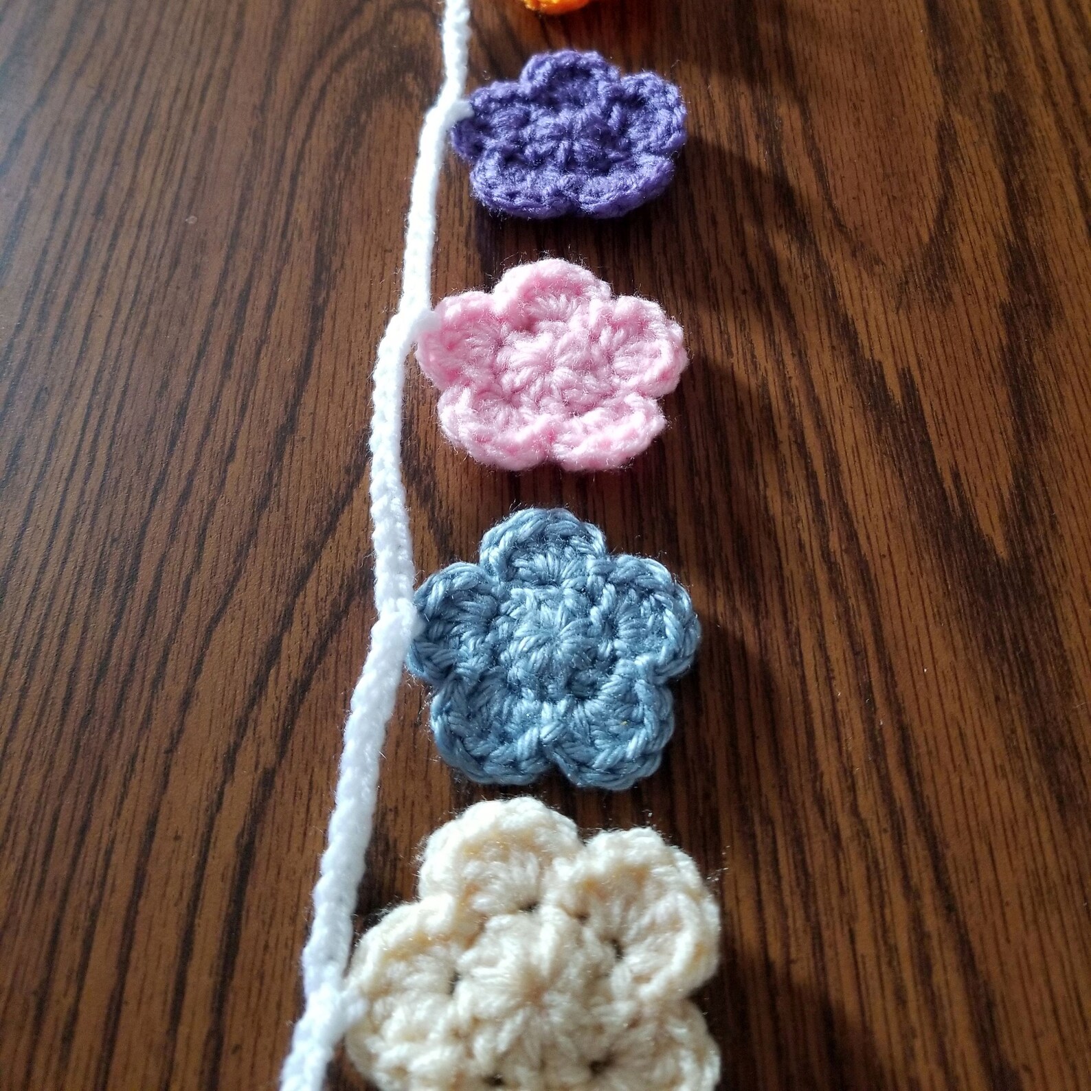 Flower Garland Crochet Pattern PDF Download Home Decor - Etsy