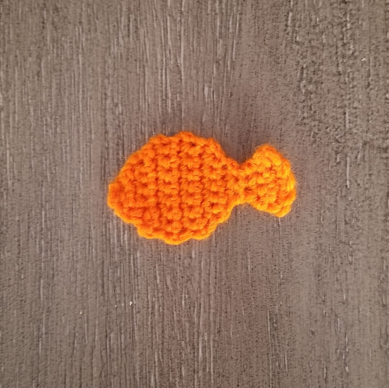 Fish Applique Crochet Pattern, PDF Download, Crochet Embellishment ...
