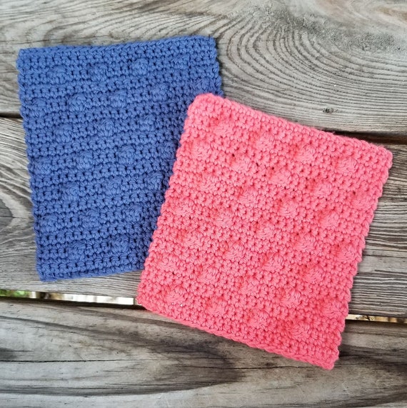Bobble Dishcloth Crochet Pattern PDF Download Kitchen | Etsy