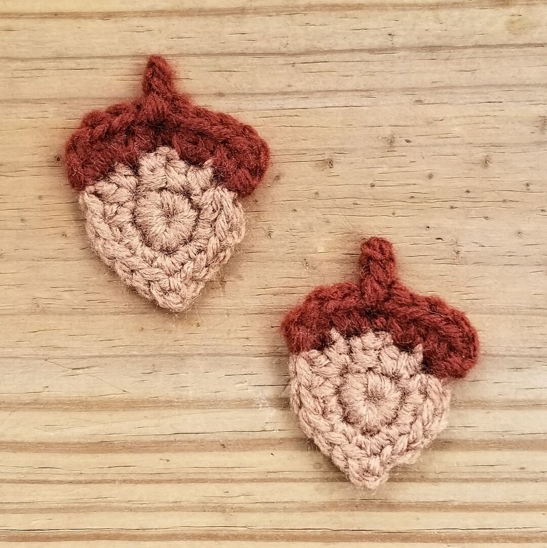 Acorn Applique Crochet Pattern, PDF Download, Fall Crochet Pattern - Etsy
