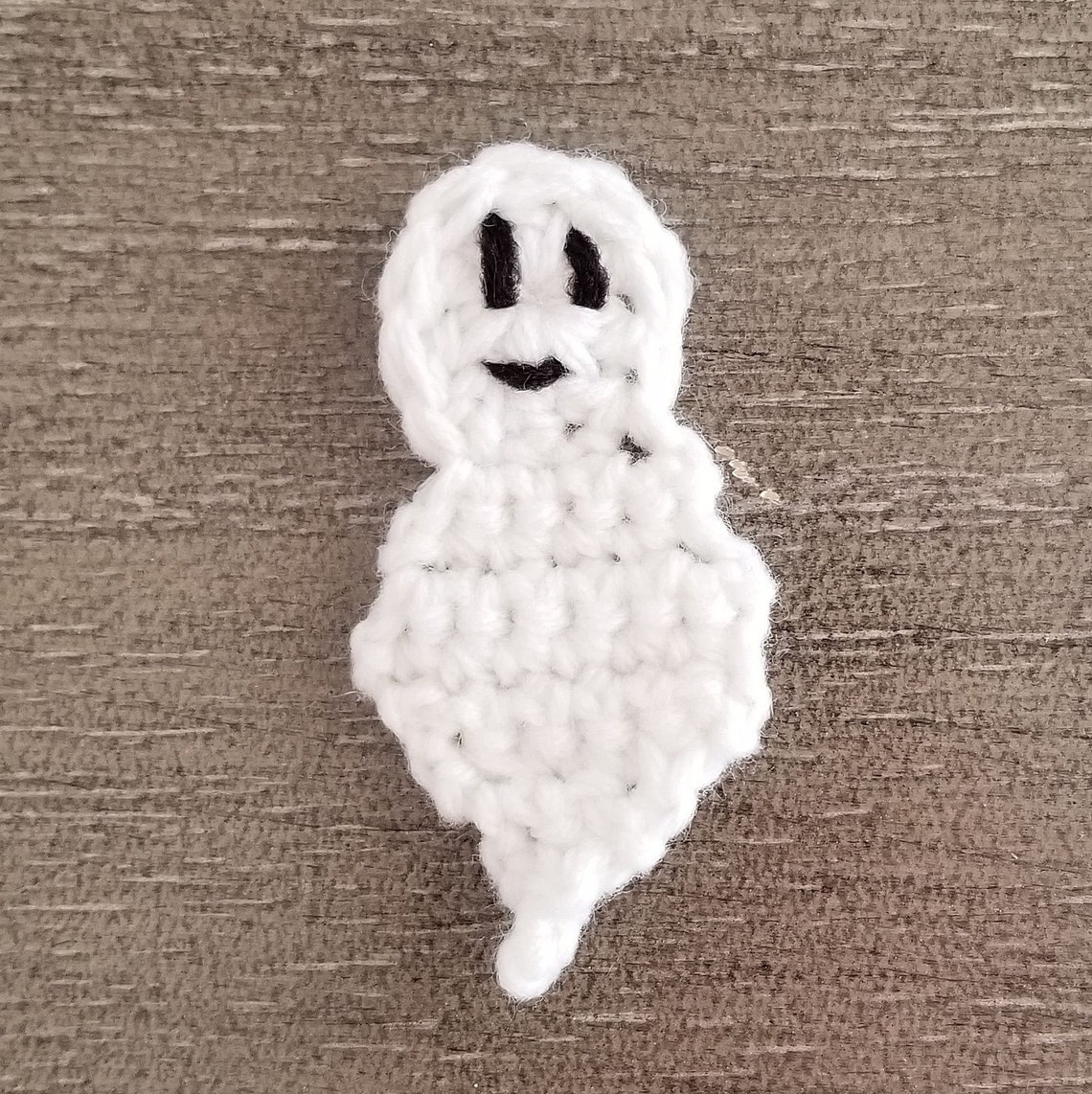 Ghost Applique Crochet Pattern, Halloween Embellishment, PDF Download ...
