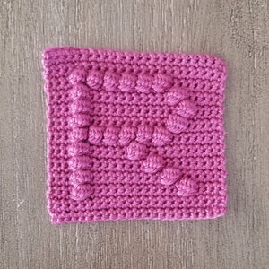 Crochet Pattern Letter R Afghan Square, PDF Download, Blanket Square ...
