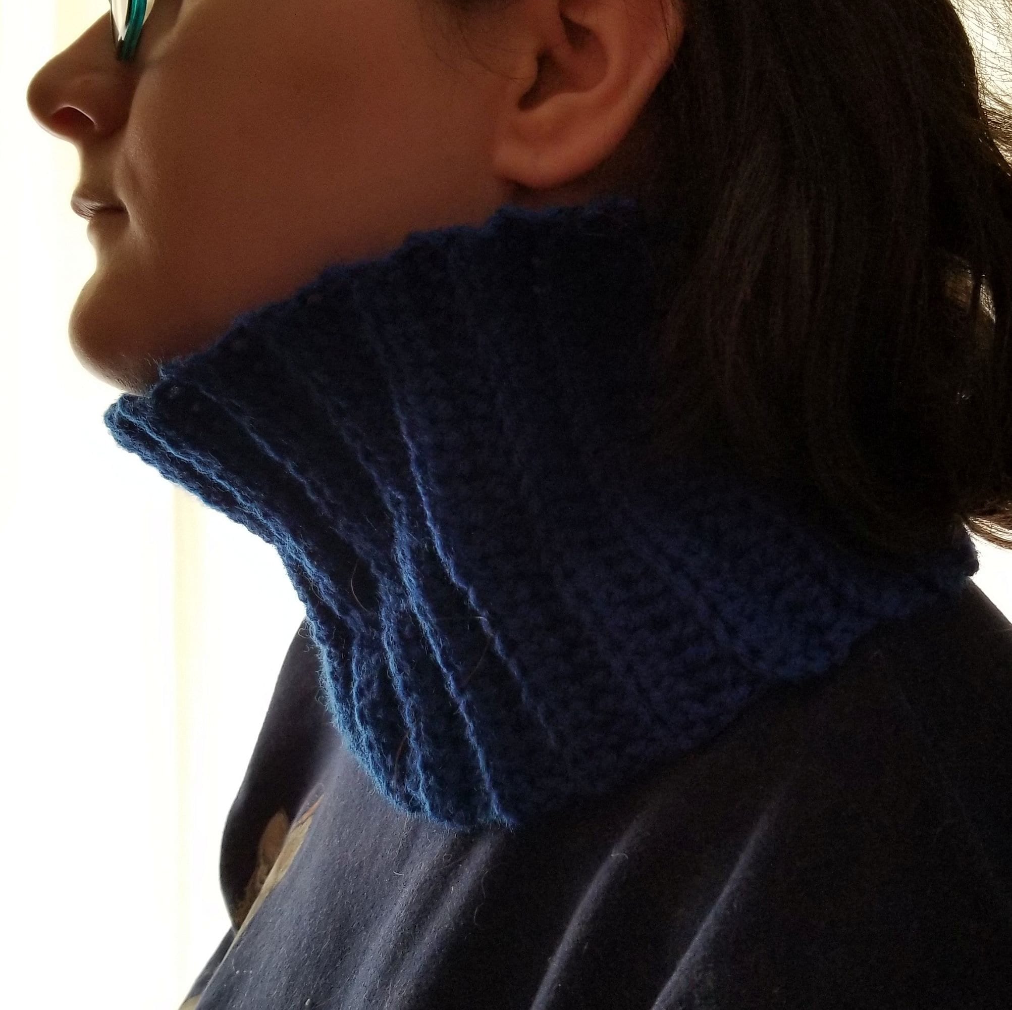 Ribbed Neckwarmer Crochet Pattern, PDF Download, Winter Assessories - Etsy