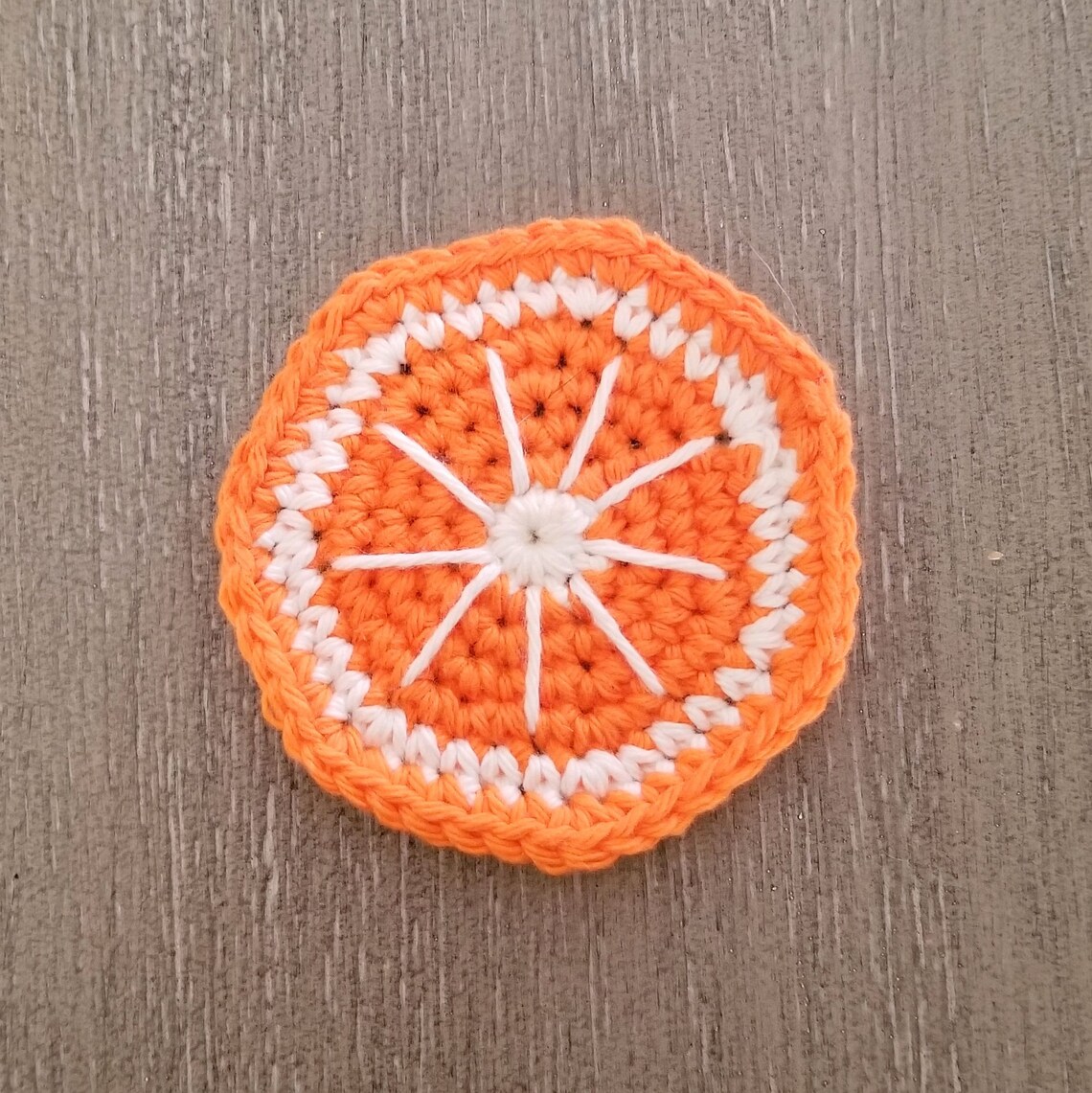 Orange Slice Coasters Crochet Pattern PDF Download Home - Etsy