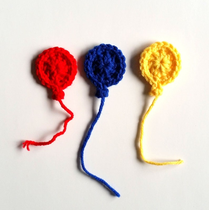 Balloon Applique Crochet Pattern, PDF Download - Etsy