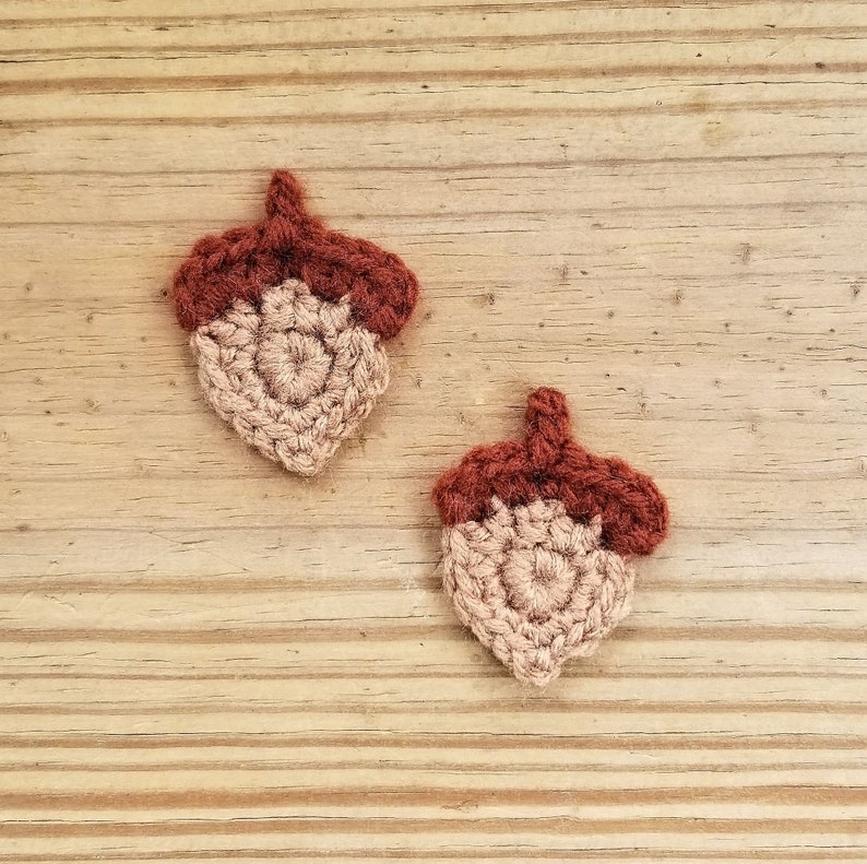 Acorn Applique Crochet Pattern, PDF Download, Fall Crochet Pattern - Etsy
