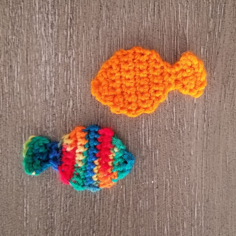 Fish Applique Crochet Pattern PDF Download Crochet - Etsy