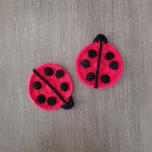 Ladybug Coasters Crochet Pattern, PDF Download, Home Decor - Etsy