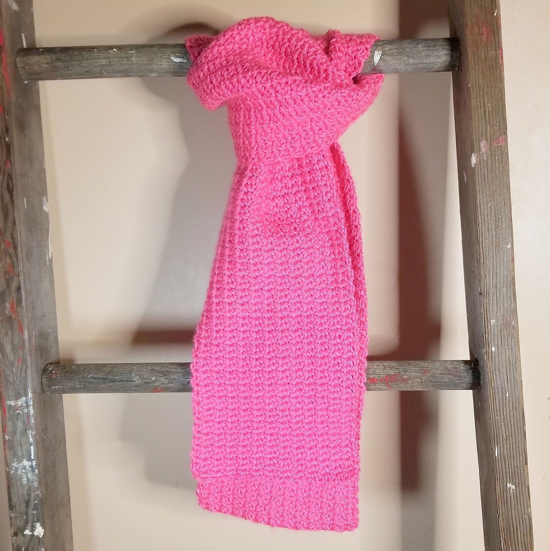 Spider Stitch Scarf Crochet Pattern, PDF Download, Winter Accessories ...