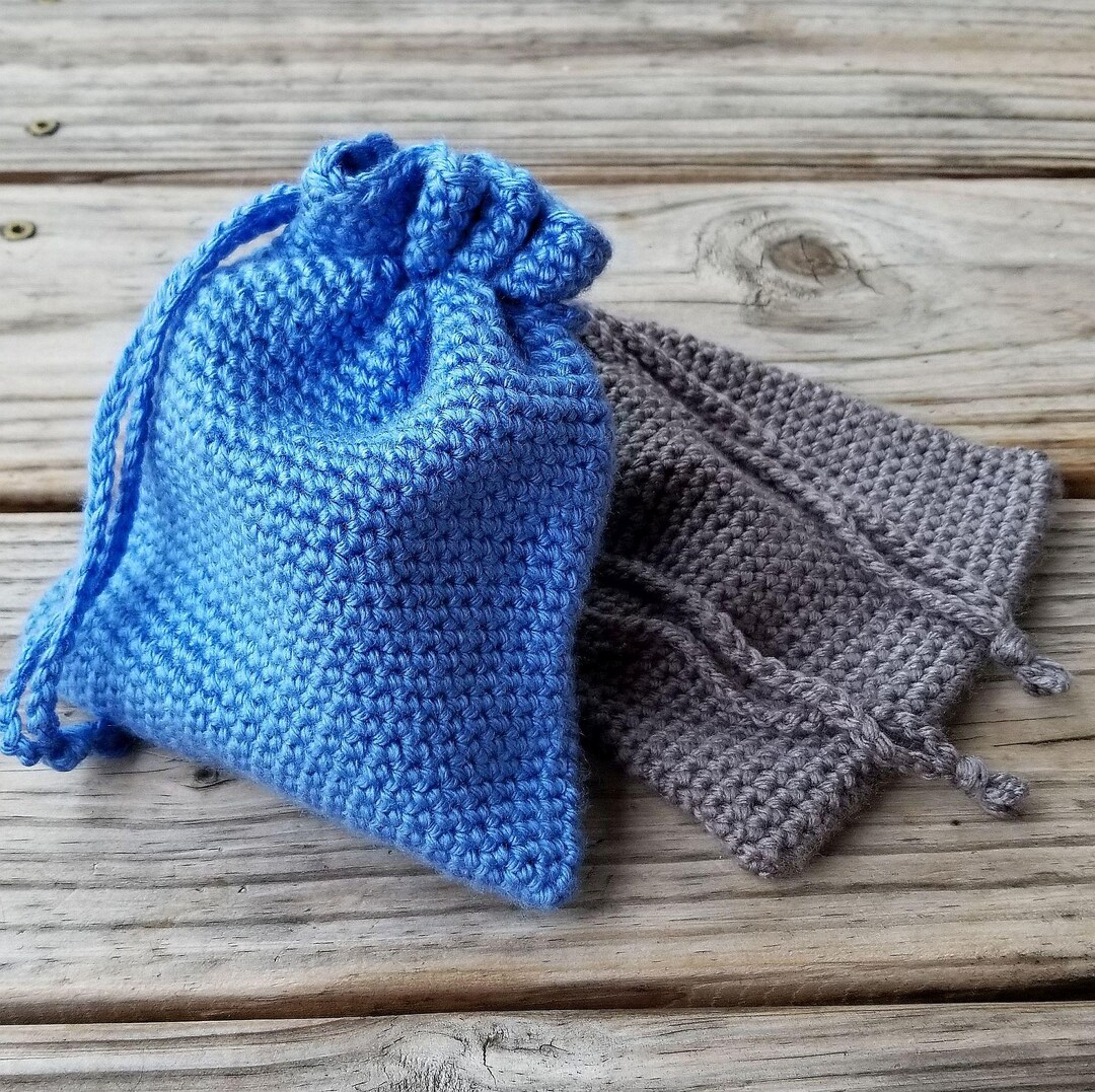 Drawstring Bag Crochet Pattern, PDF Download, Small Bag Pattern - Etsy