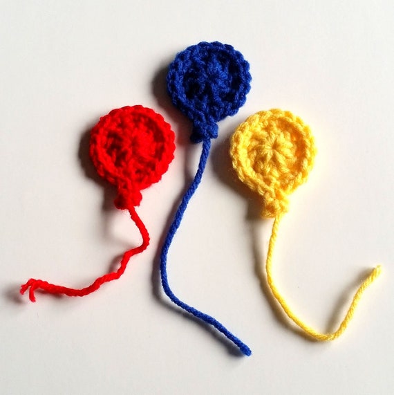 Balloon Applique Crochet Pattern PDF Download | Etsy