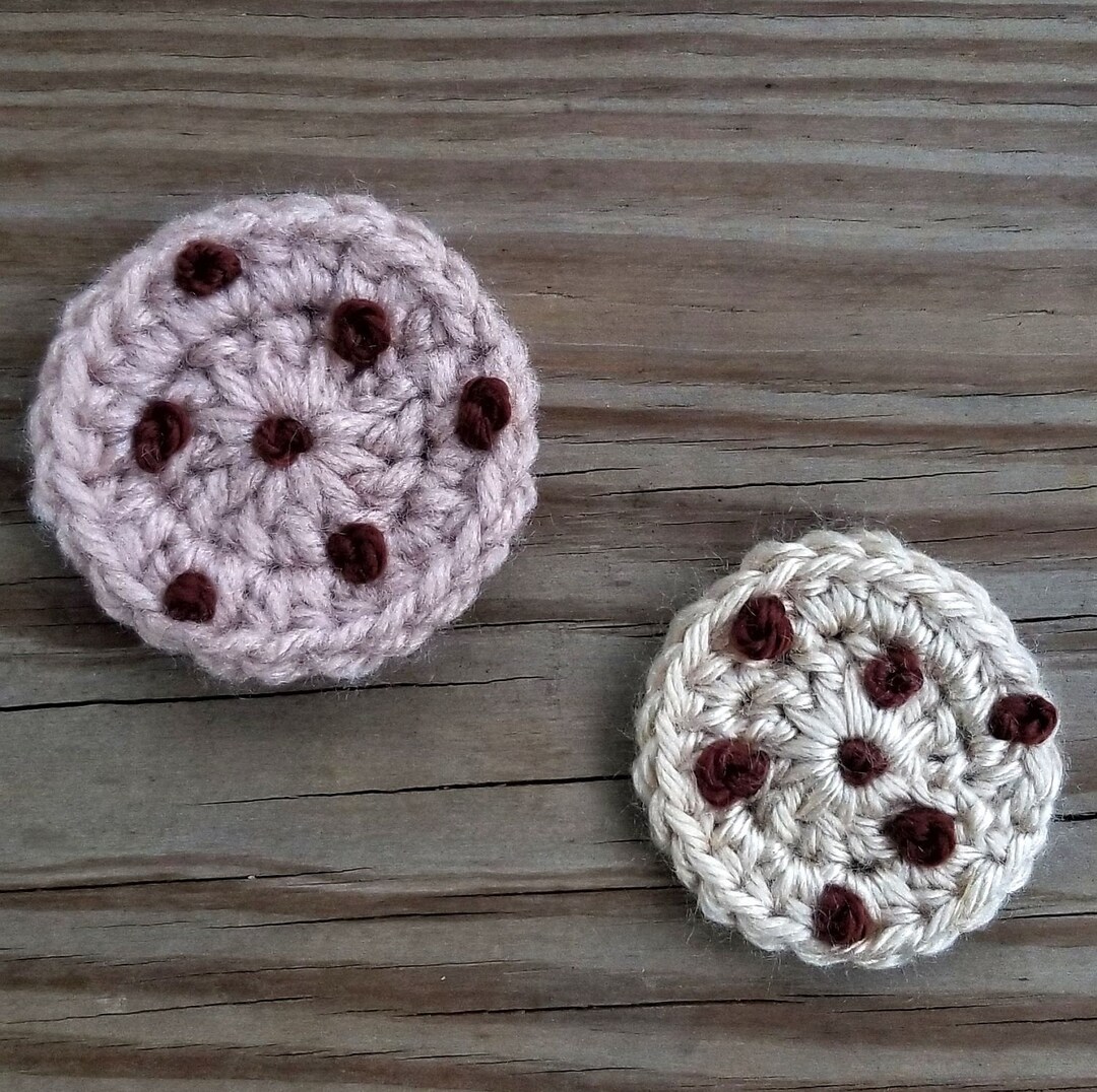 Cookie Applique Crochet Pattern, PDF Download, Food Embellishment ...