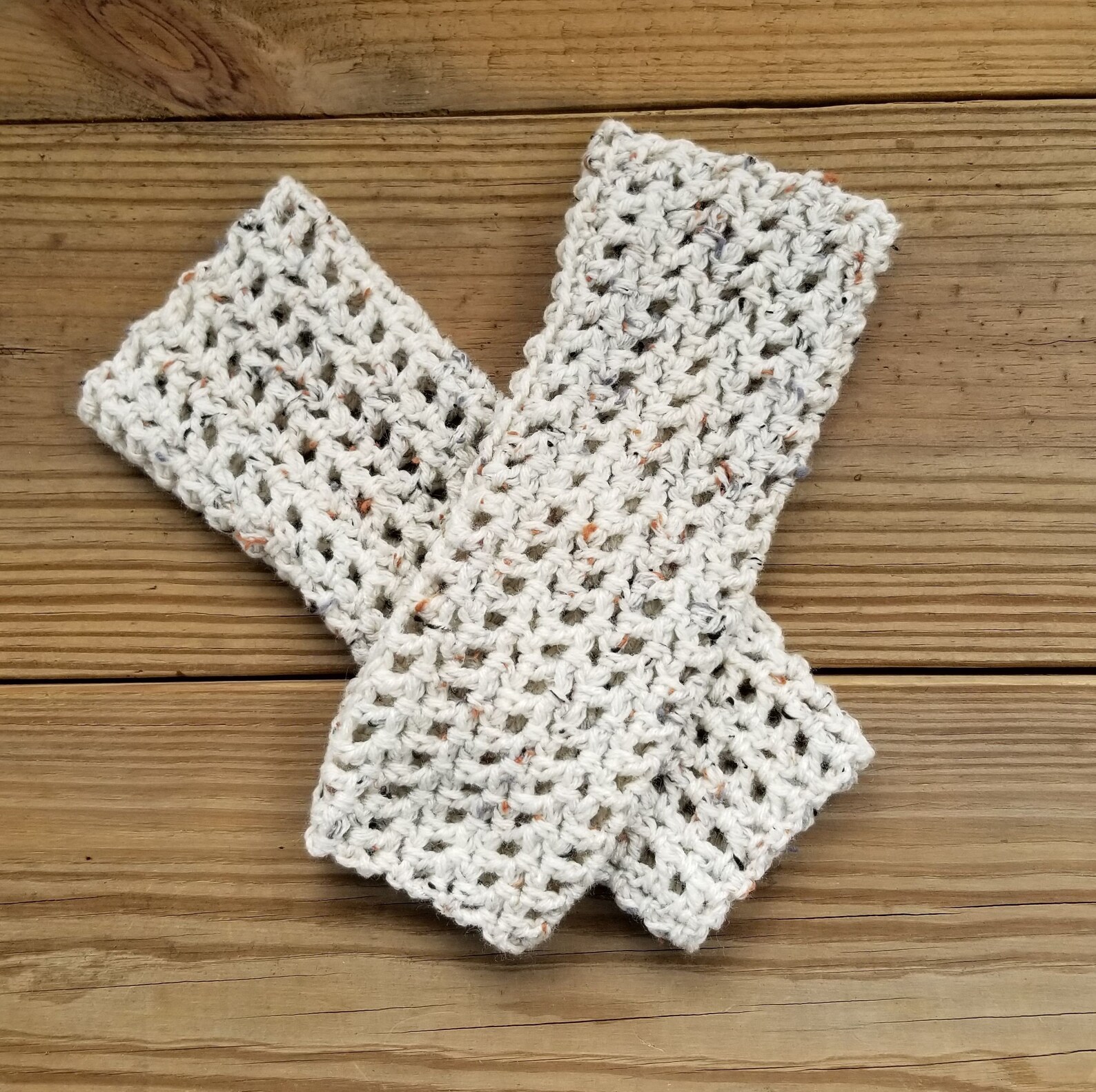 Mesh Fingerless Gloves Crochet Pattern Texting Gloves | Etsy