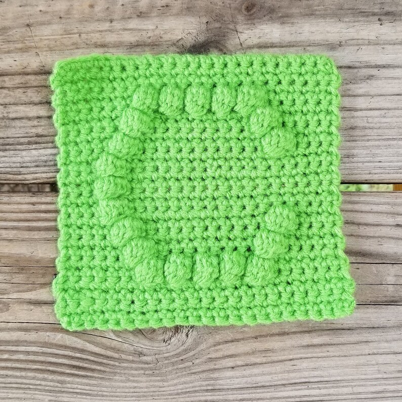 Alphabet and Numbers Crochet Pattern Bundle, Bobble Afghan Square, PDF ...