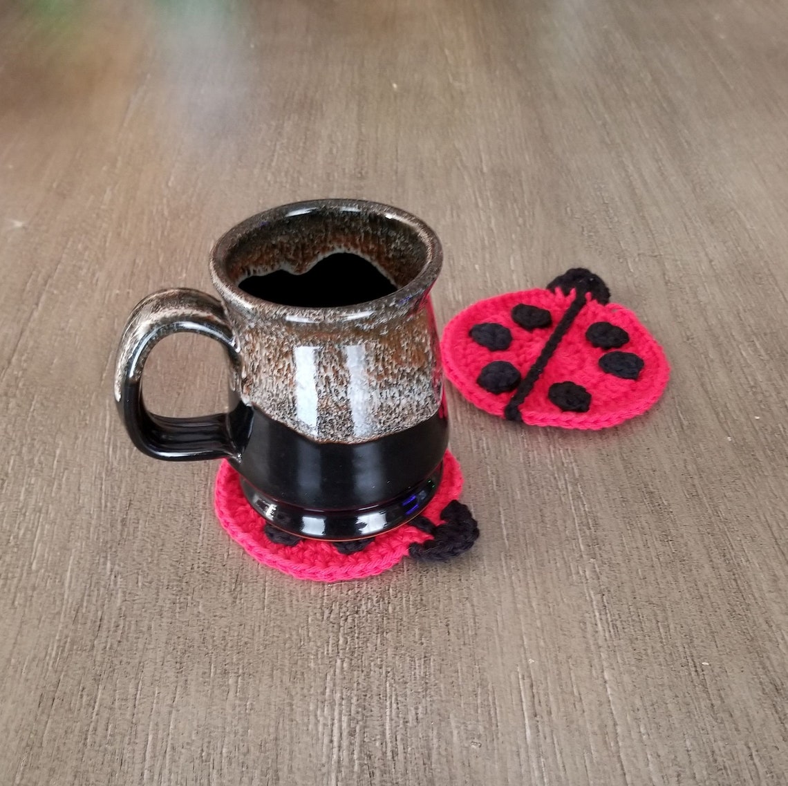 Ladybug Coasters Crochet Pattern, PDF Download, Home Decor - Etsy