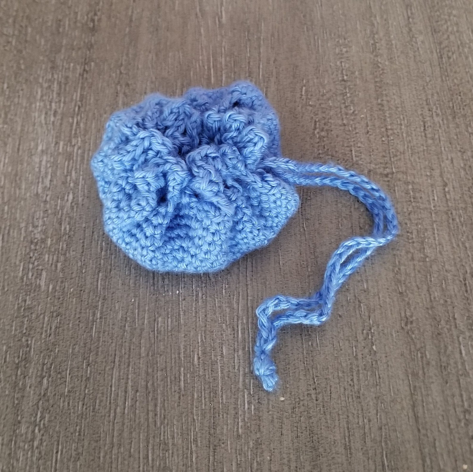 Flat Drawstring Bag Crochet Pattern PDF Download Small Bag - Etsy