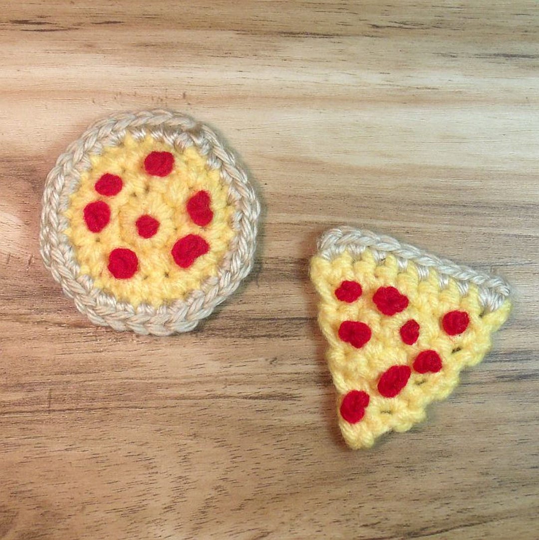 Pizza Applique Crochet Pattern, PDF Download, DIY Pattern - Etsy
