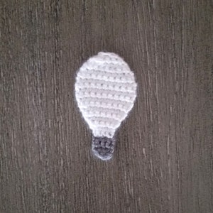 Light Bulb Applique Crochet Pattern, PDF Digital Download - Etsy
