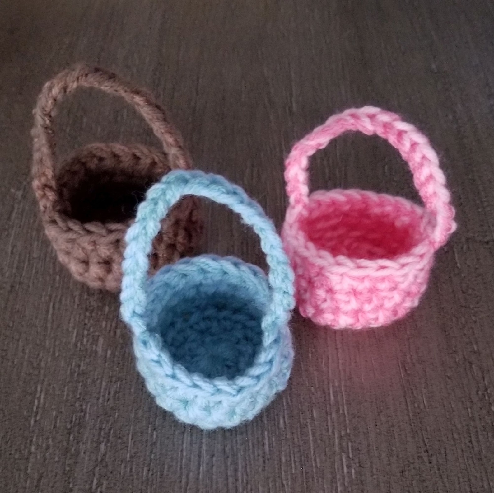 Mini Easter Basket Crochet Pattern, PDF Download, Holiday Decoration - Etsy