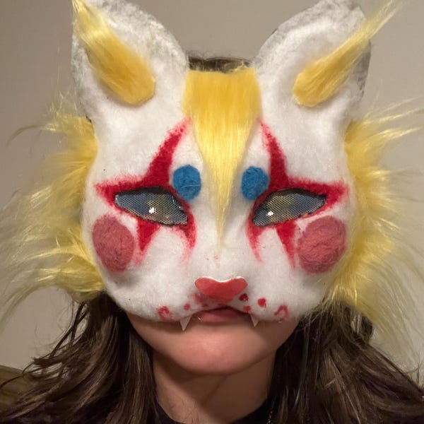 West Germany Clown Mask - Etsy