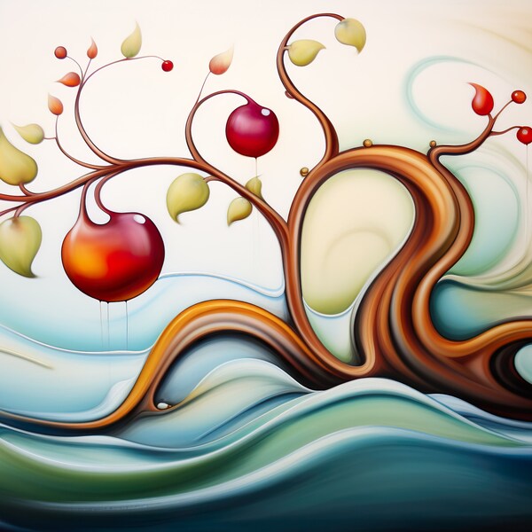 Abstract Nature Art - Etsy