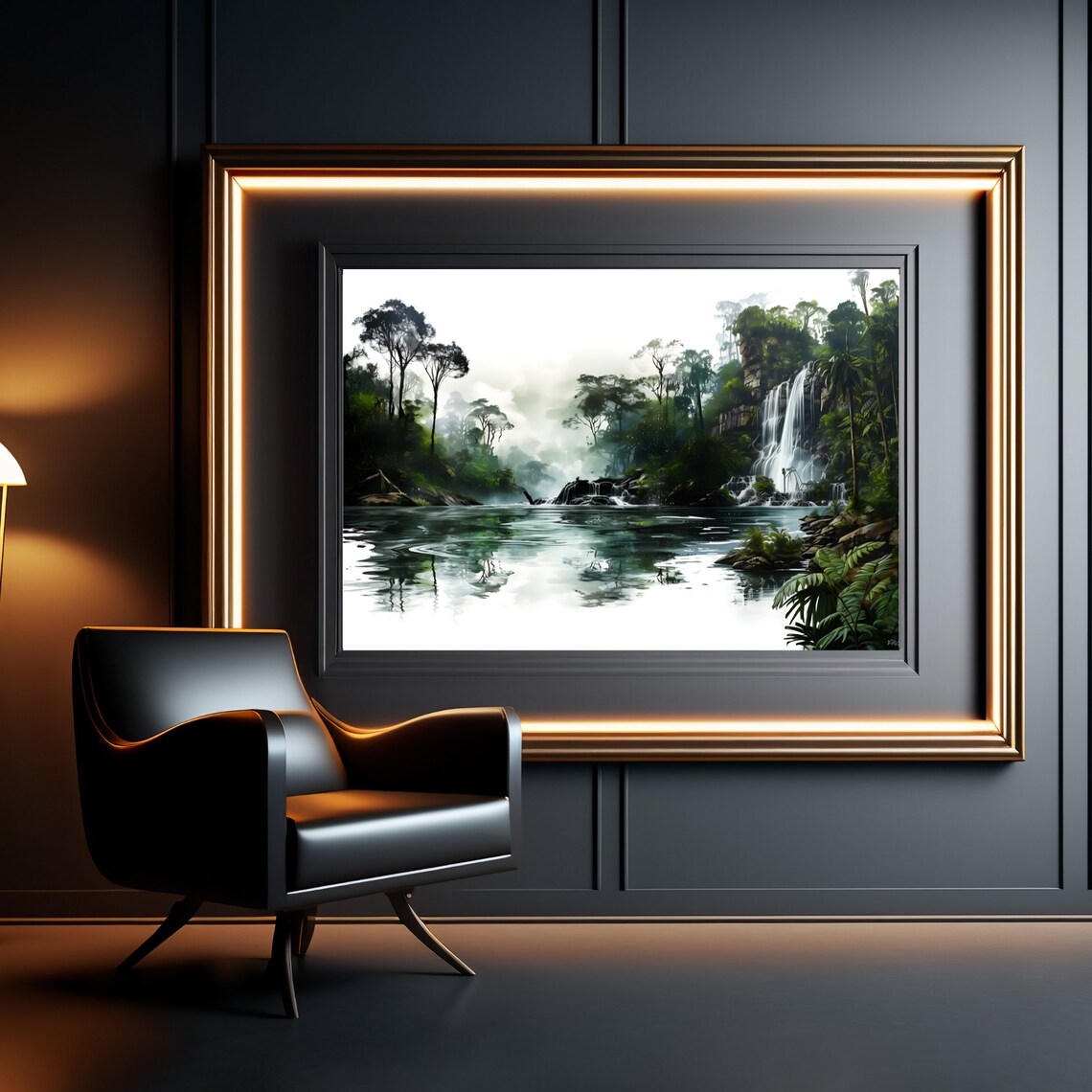 Rainforest Print/jungle Wall Art/jungle Wall Decor/botanical Wall Art ...