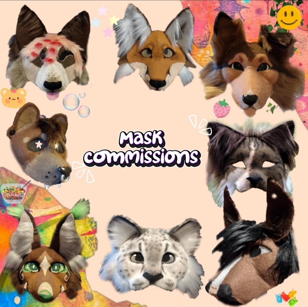 Therian Furry Mask Commissions Otherkin - Etsy Australia