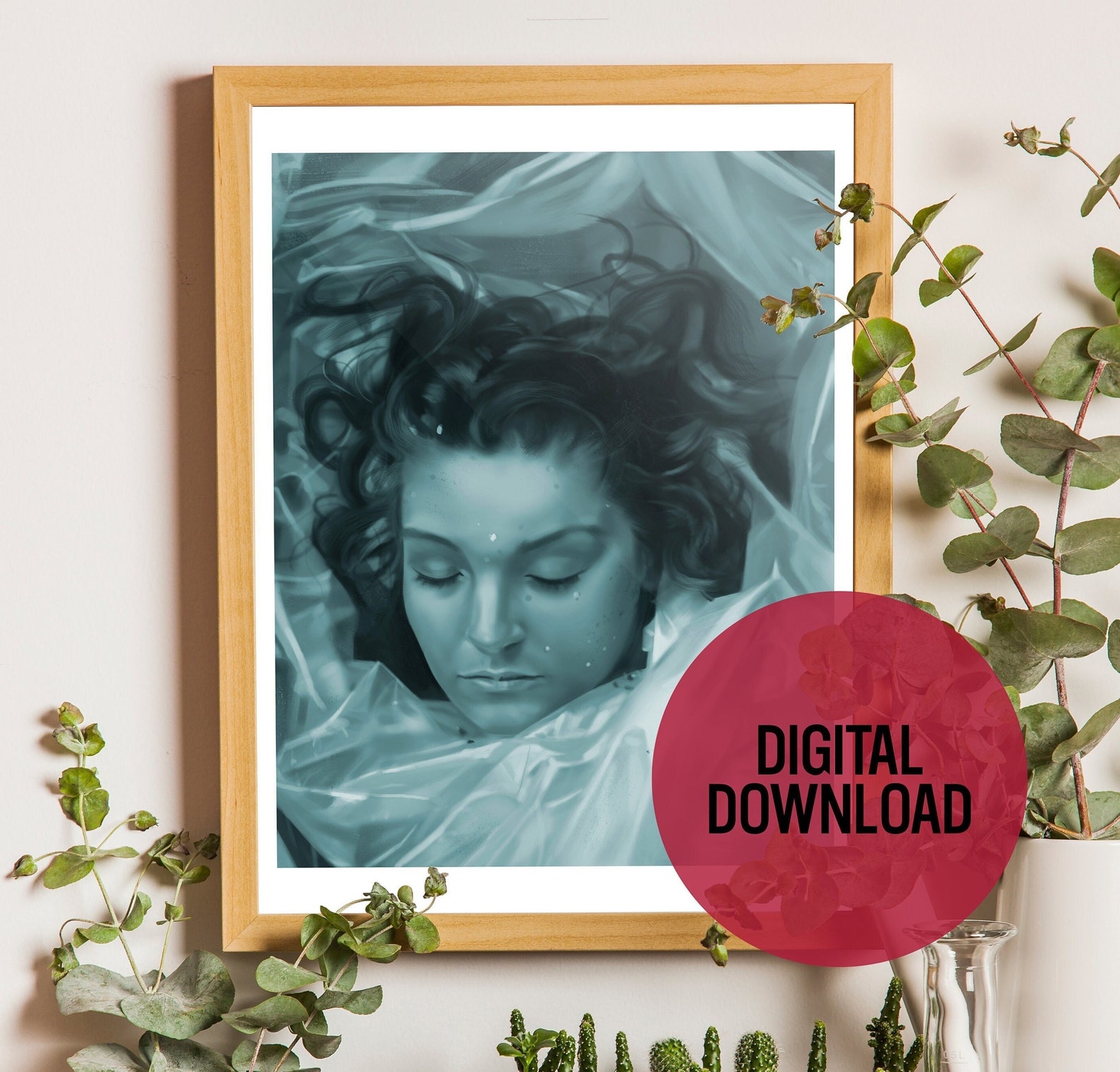 Laura Palmer Wrapped in Plastic Twin Peaks Wall Art, Twin Peaks Art ...