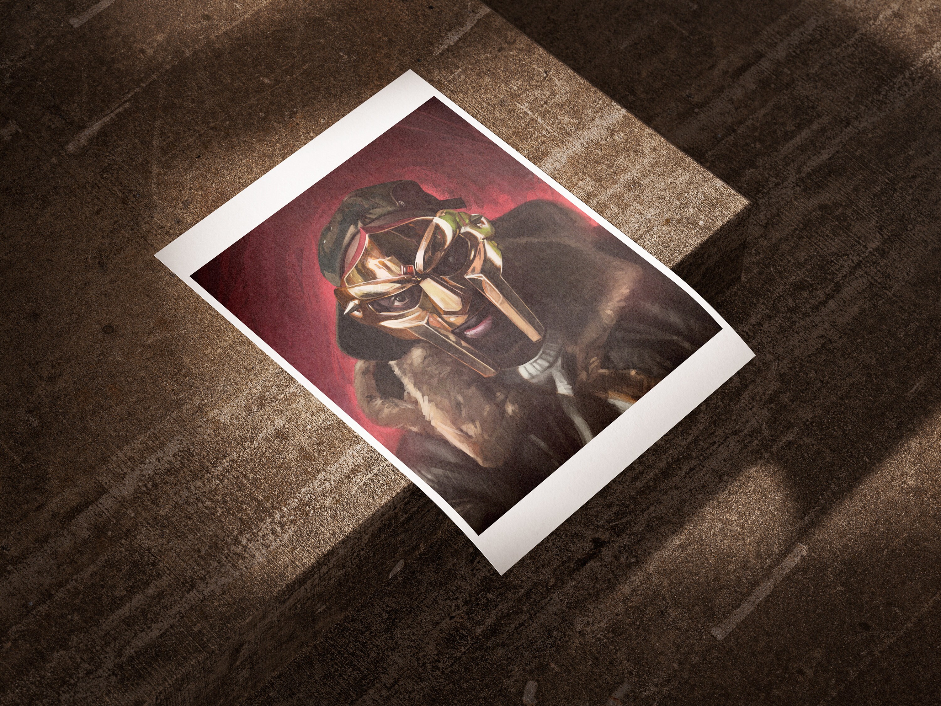 MF Doom Art Print, MF Doom Wall Art, Hip Hop Legend, Digital Print ...